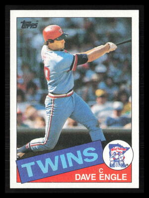Dave Engle 1985 Topps #667 Minnesota Twins | eBay