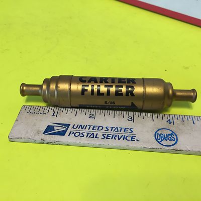 Carter fuel filter, 5/16 inch. Item: 4143 | eBay
