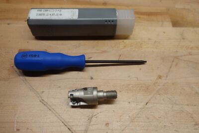 Iscar 3196878 HM90 E90R-D.75-3-M10 HELI2000 90° endmills with a FLEXFIT ...