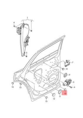 Genuine Bungs Left A. Right X5 AUDI A1 A3 Cabriolet 4B0837491B | eBay