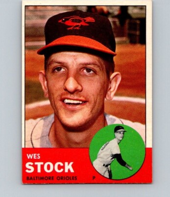 1963 TOPPS BASEBALL #438 WES STOCK NRMT MH | eBay
