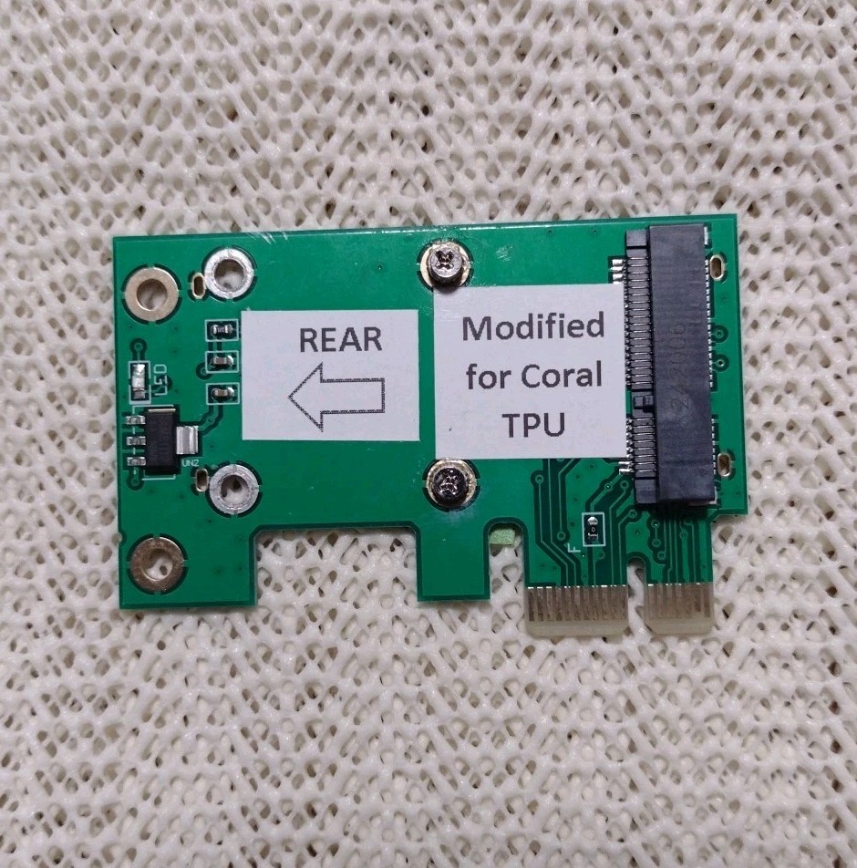 PCIe Adapter for Coral Google Mini-PCIe Edge TPU Accelerator | eBay UK