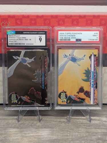 2 SILVER & NON FOIL ASH IS CHOSEN! 46 LUGIA TOPPS MOVIE POKEMON 2000 | eBay