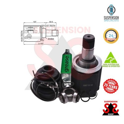 Front Axle Left Lh Cv Joint Kit, Drive Shaft Suit BMW X3 2.5 i ...