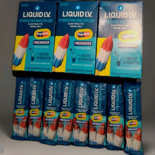 26 Sticks Liquid IV Firecracker Popsicle Hydration Multiplier ...