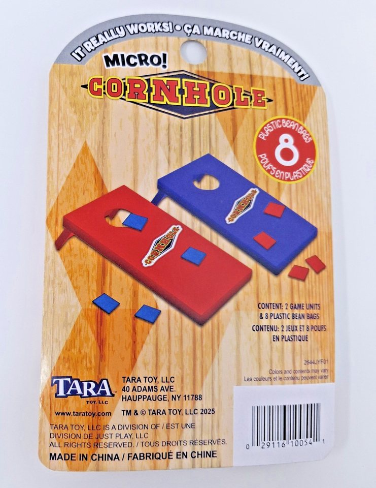 Mini Game - CORN HOLE - *1 Fun Mini Travel Game 8pc Set Tara Micro 2 ...