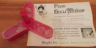 Vintage Pixie Bow Maker,W/Pins & Instruction-Holidays, Birthday ...