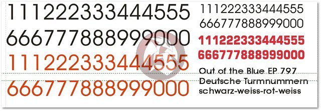 Peddinghaus 1/35 German Tank Turret Numbers Black/White & Red/White ...