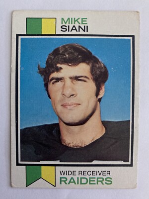 1973 Topps Football #101 Mike Siani Rookie | eBay