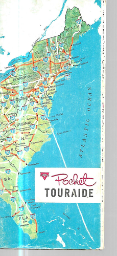 1963 CONOCO USA POCKET TOURSIDE MAP | eBay