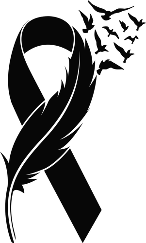 Various Cancer Ribbons Feather Ribbon Doves All Types of Cancer Ribbons ...