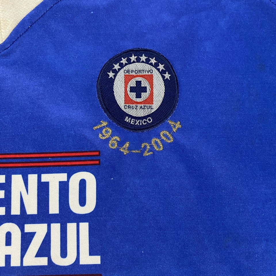 Vintage Cemento Cruz Azul Pepsi Soccer Shirt Sz. XL Mexico Mens *Read ...