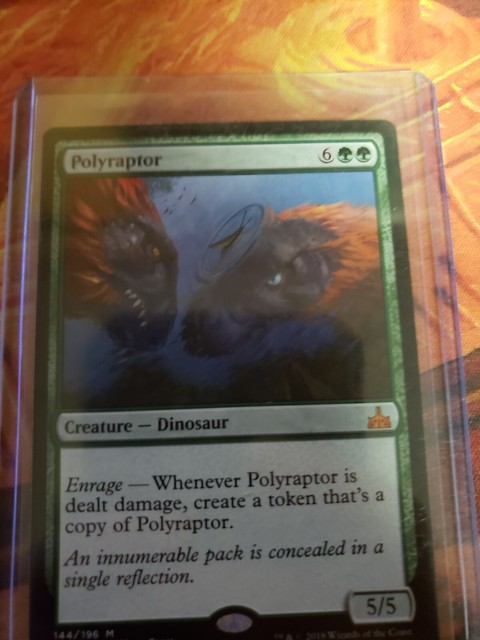 MTG Polyraptor Rivals of Ixalan 144/196 Regular Mythic for sale online ...