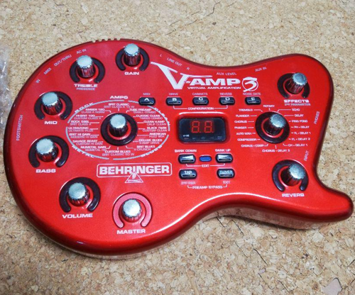 Behringer VAMP3 Multi-Effects Guitar Amp Simulator Tested Working F/S ...