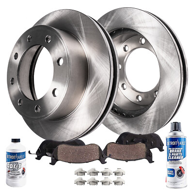 REAR Disc Rotors + Ceramic Brake Pads for Ram 1500 Dodge Ram 2500 3500 ...