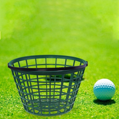 Indoor Plastic Golf Ball Basket Container Golfball Bucket Equipment for ...