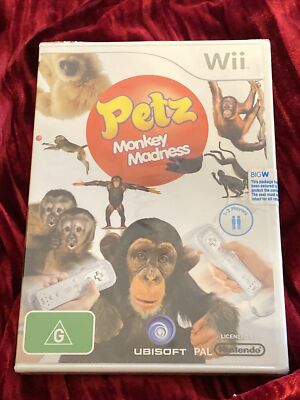 Nintendo Wii Game Petz Monkey Madness New Sealed | eBay Australia
