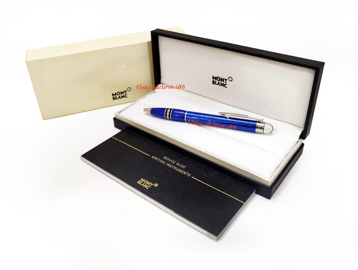 ⭐Montblanc* Starwalker Cool Blue 105760 Pen # "Ballpoint " | eBay