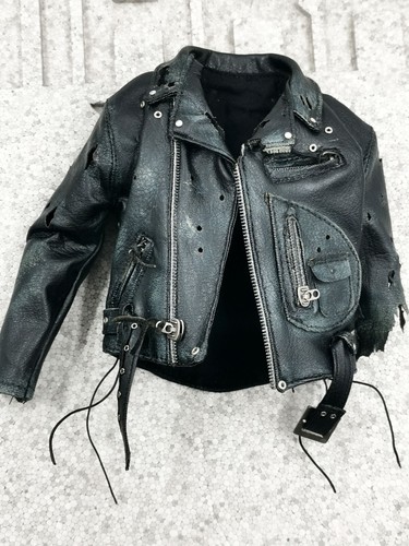 1/6 DX13 Battle Damaged Jacket Figure HT Hottoys Terminator 2 Judgment ...