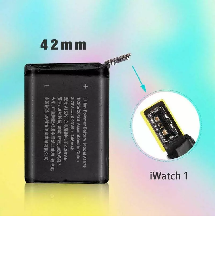 Battery for Apple Watch iwatch series 1 38mm 42mm / series 2 42mm 38mm ...