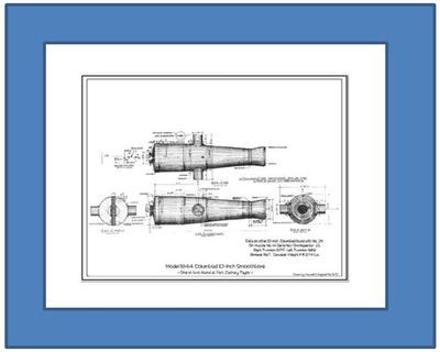 Print of 10-inch Columbiad Smoothbore Cannon | eBay