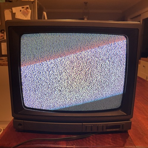 Vintage 1989 Sears 13" (13.5” Total) CRT Retro TV Television 564. ...