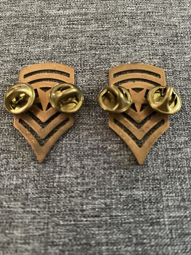Set Of 2 Military Insignia Pin Rank L-22 Sergeant Major Badge Hat Pin ...