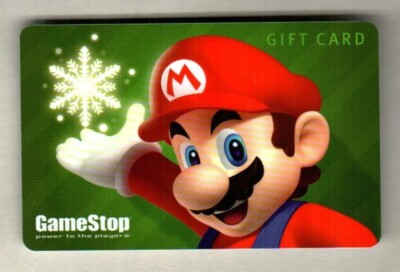 GAMESTOP Mario and Snowflake ( 2011 ) Gift Card ( $0 ) | eBay