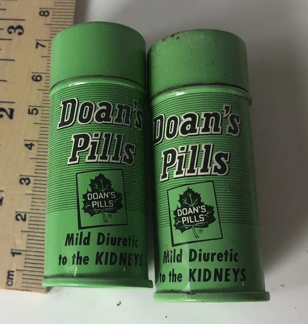 2 Vintage Doans Pills Tins - Diuretic to kidneys - Great shape! | eBay