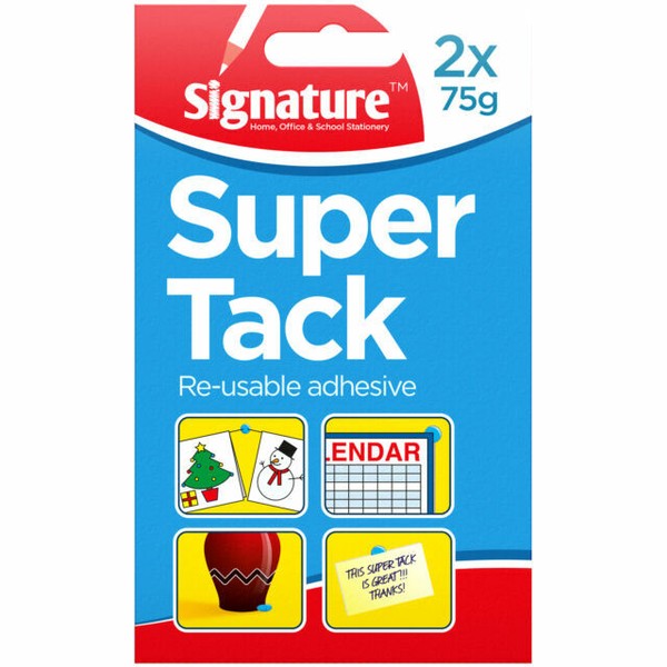 Signature 306411 Super Tack Reusable Adhesive - 75g (2 Pack) for sale ...