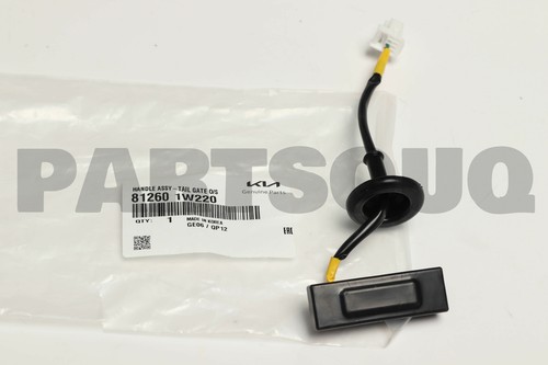 812601W220 Genuine Hyundai / KIA HANDLE ASSY-TAIL GATE O/S | eBay