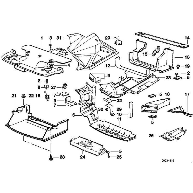 Original BMW 51711977986 - Abdeckung Oberteil 3er | eBay.de