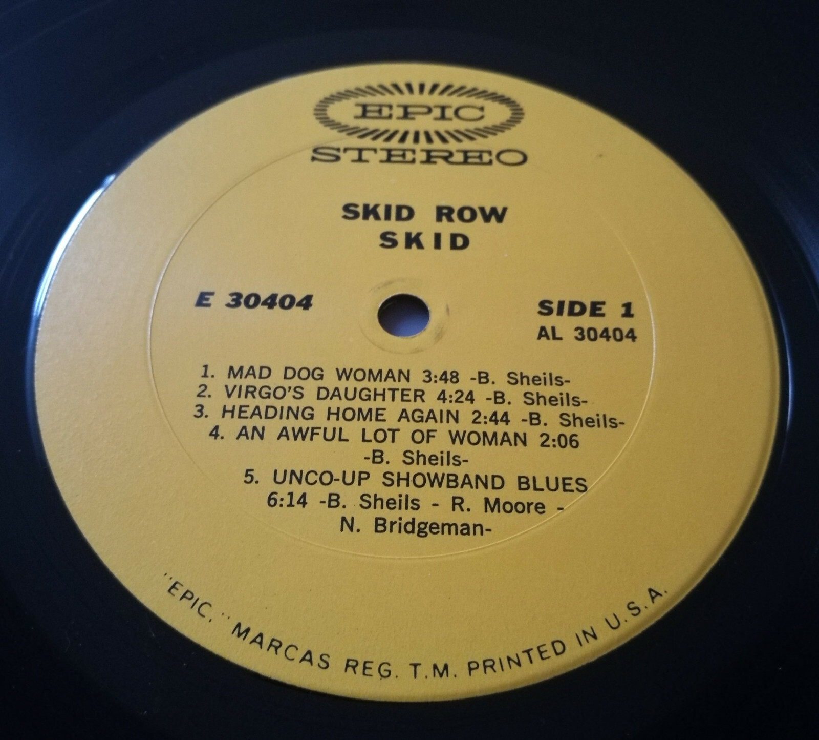 Skid Row - Skid US PROMO Ken Adamany owned copy 1A ULTRA-RARE matrix ...