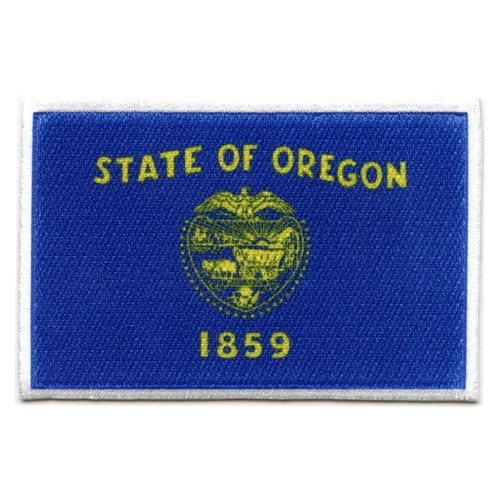 Oregon Patch State Flag Embroidered Iron On | eBay