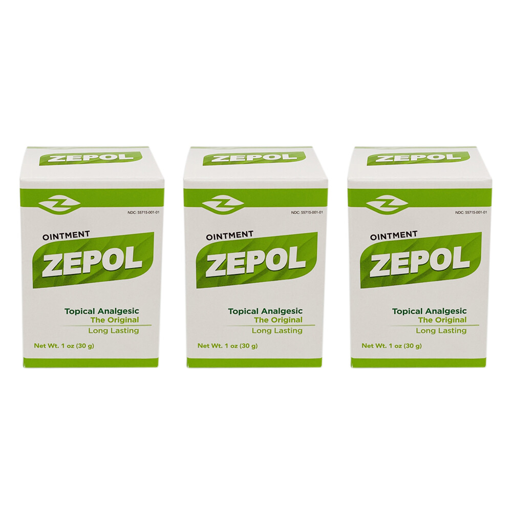 Zepol Topical Analgesic Cream. Muscular Pain Relief. Original. 1 oz ...