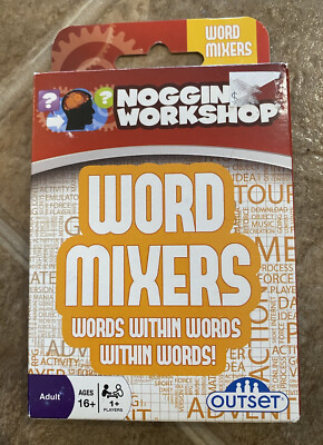 Noggin Workshop Word Mixers Card Game/complete | eBay