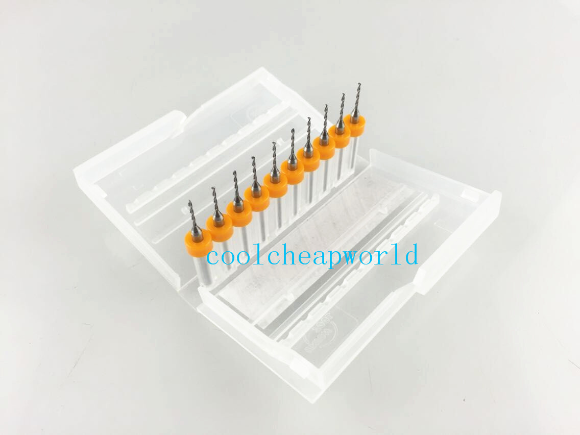 20pcs 2.4mm Solid Carbide PCB Print Circuit Board Drill Bit CNC Mini ...