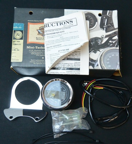 NOS Harley Davidson Mini-Tachometer Kit 67946-96A - Unmounted - D4 | eBay