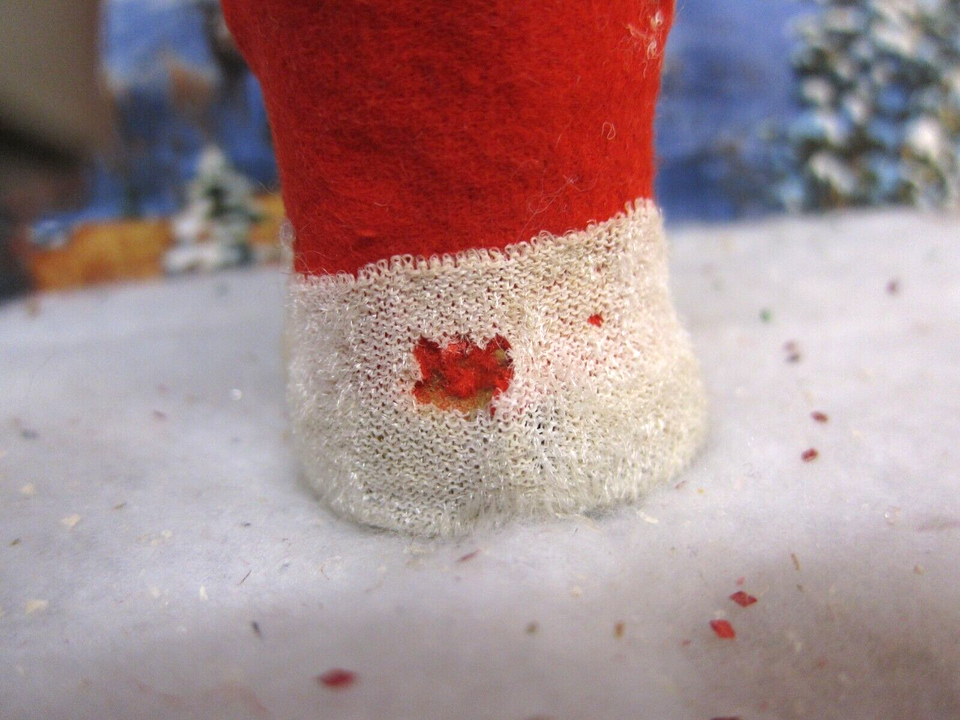 Vintage Tin Japan Wind Up Bell Ringer Santa Claus Christmas Working ...