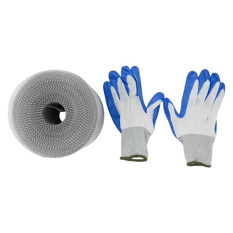 5 In x 100 Ft Modern Silver Aluminum Gutter Guard For Effective Leaf ...