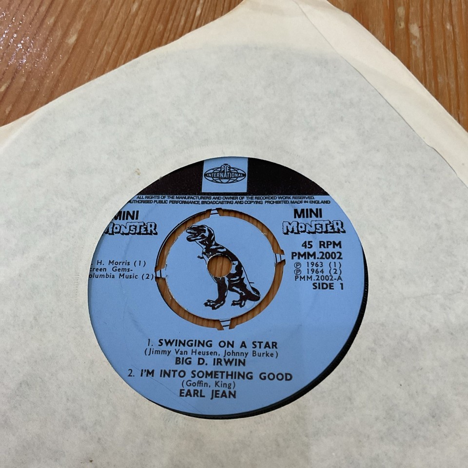 Swinging On A Star / Blue Moon - 7 Inch Single Mini Monster / Pye Label ...