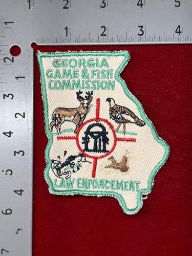VTG/OBSOLETE (GA GAME & FISH COMMISSION LAW ENFORCEMENT) PATCH, UN-SEWN ...