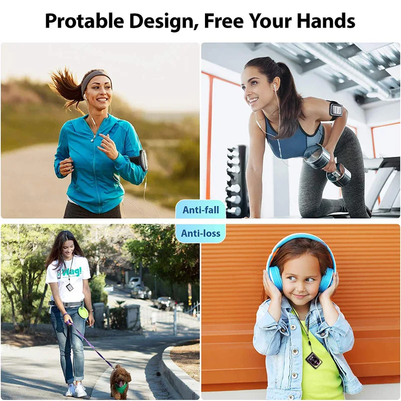 Newest RUIZU C1 Metal Bluetooth 5.0 MP3 Music Player Built-in Speaker ...