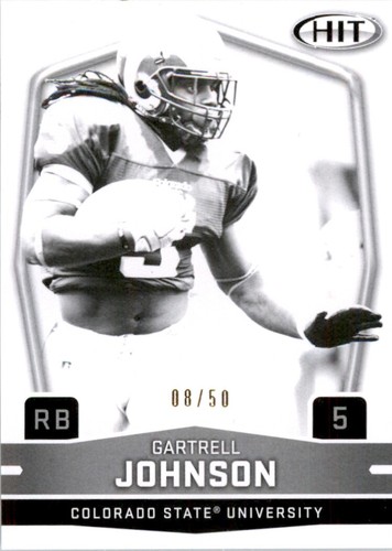 2009 SAGE Hit - Make Ready Black #MR-95 Gartrell Johnson /50 (RC) for ...