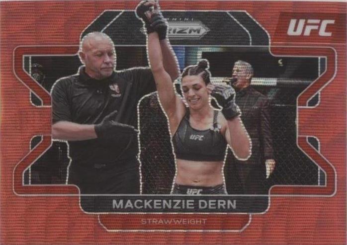 2022 Panini Prizm UFC - Mackenzie Dern #26 Ruby Wave Prizm for sale ...