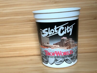 TROPWORLD HOTEL CASINO RESORT VINTAGE COIN BUCKET - SLOT CITY ATLANTIC ...