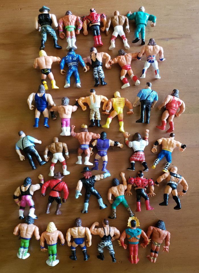 WWF Hasbro lot Vintage Retro 34 Figures | eBay