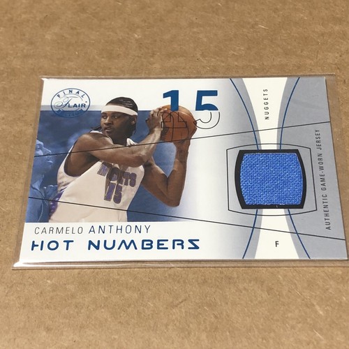 2003-04 Flair Hot Numbers 250 #HN-CA Carmelo Anthony Jersey 34/250 NM ...