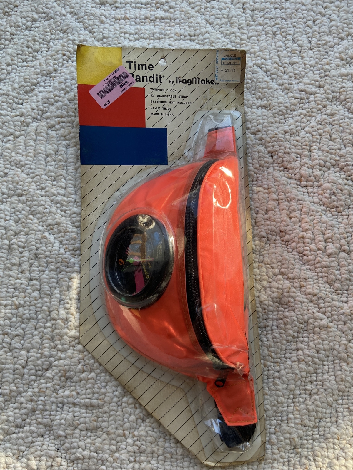 1980s NWT Vintage Fanny Pack Side Bag Time Bandit by … - Gem