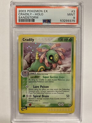 Pokémon TCG Cradily EX Sandstorm 3 Reverse Holo Holo Rare PSA 9 | eBay